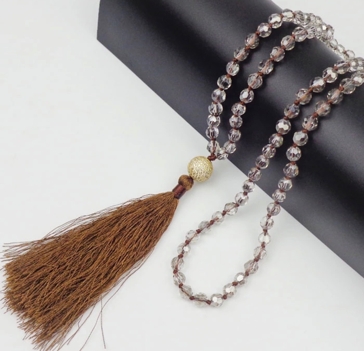 Women Beaded Necklace, Crystal Beads Necklace, Pave Cz Stone, Zircon ...